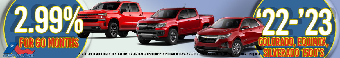 Chevrolet Dealer in Victoria, TX | Used Cars Victoria | Atzenhoffer ...