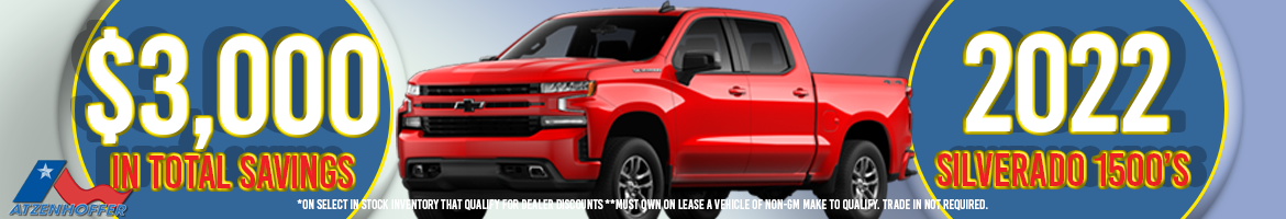 Chevrolet Dealer in Victoria, TX | Used Cars Victoria | Atzenhoffer ...